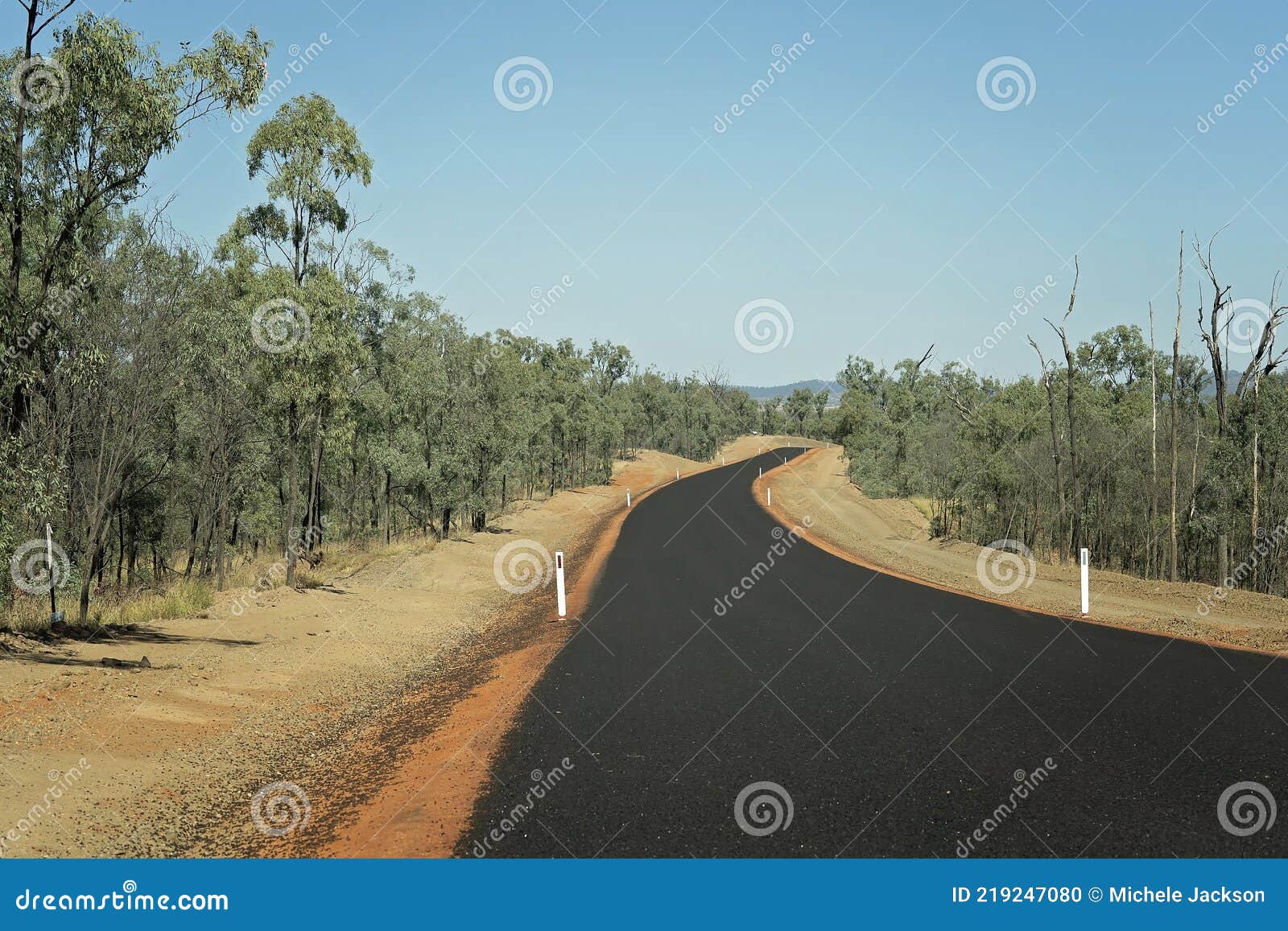 An Outback Highway stock photo. Image of outback, asphalt - 219247080