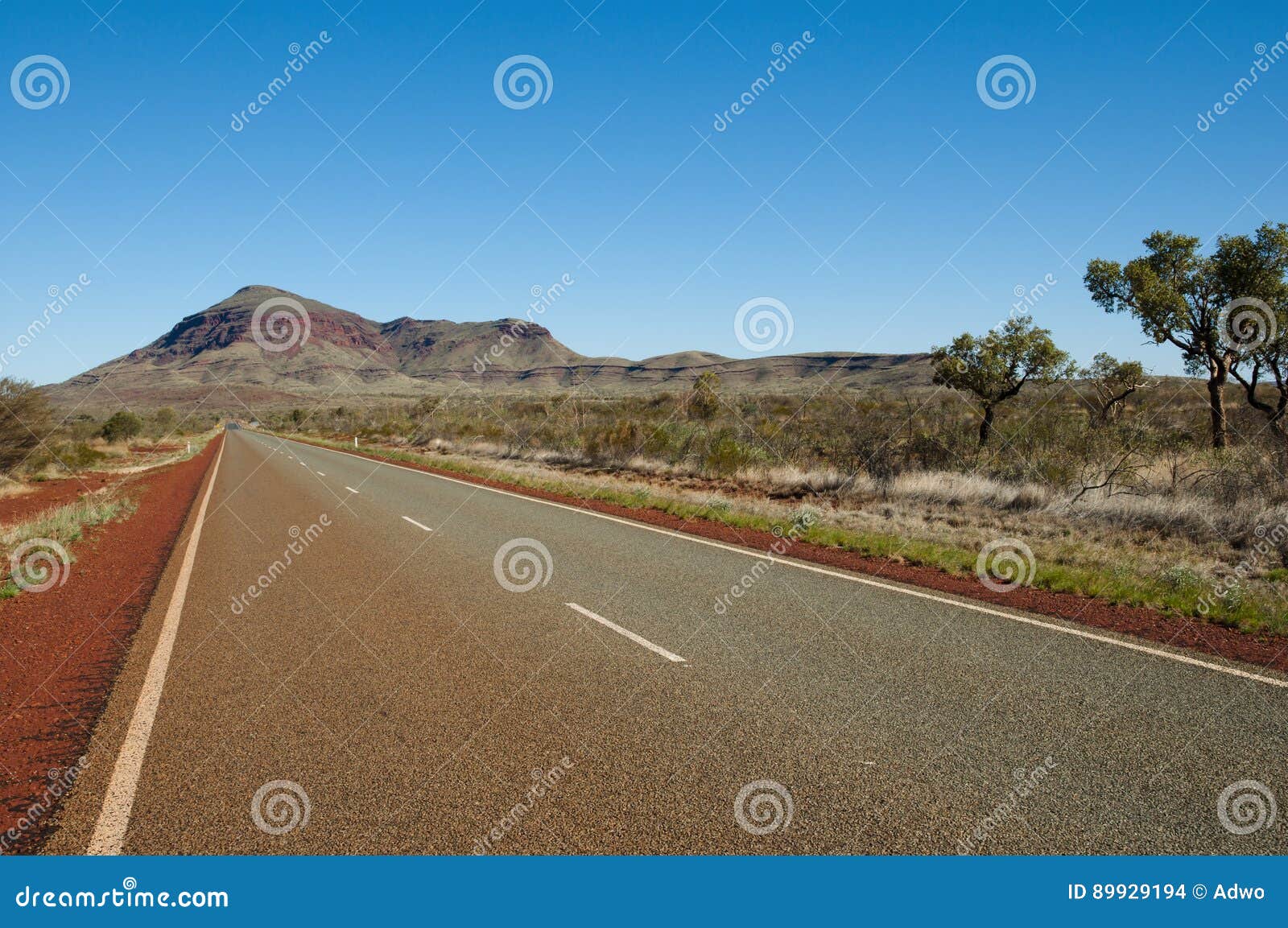 Outback Highway - Western Australia Stock Photo - Image of karijini ...