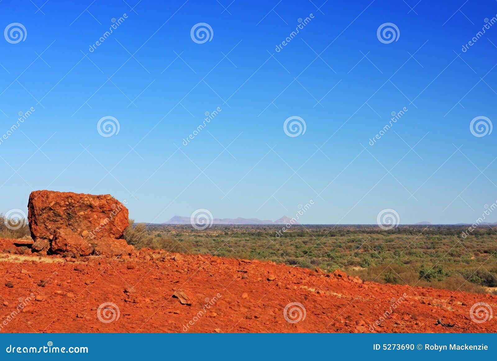 Outback Landscape stock photo. Image of solitude, central - 5273690