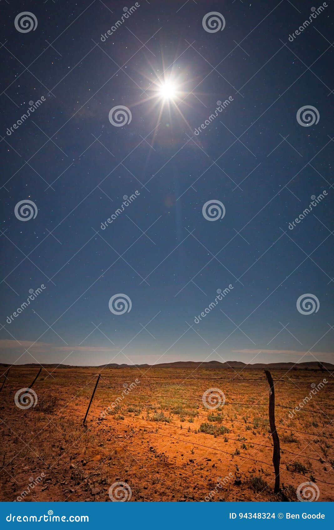 Outback moon stock photo. Image of stars, vacation, ranges - 94348324