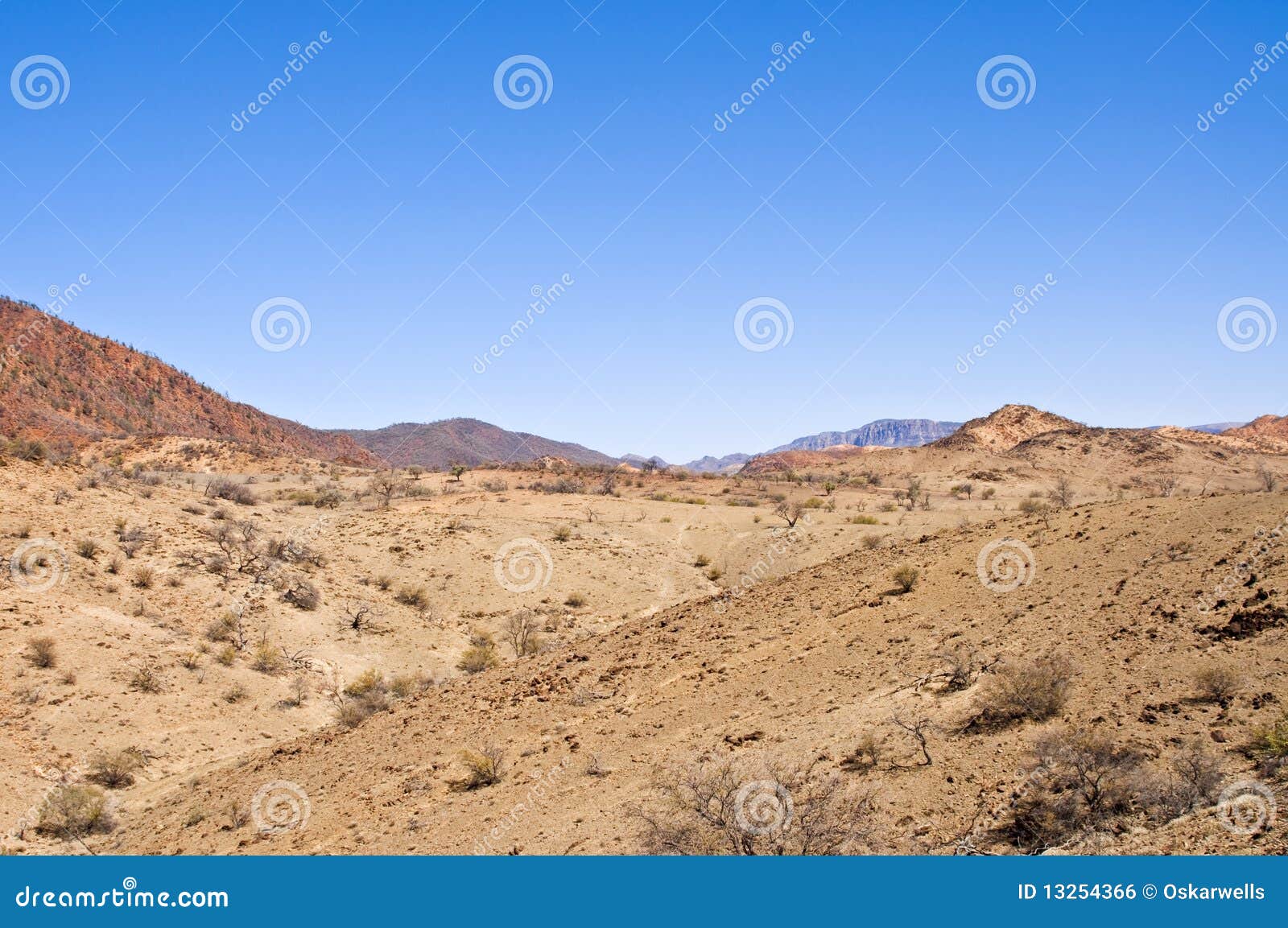 Outback mountains stock photo. Image of empty, light - 13254366