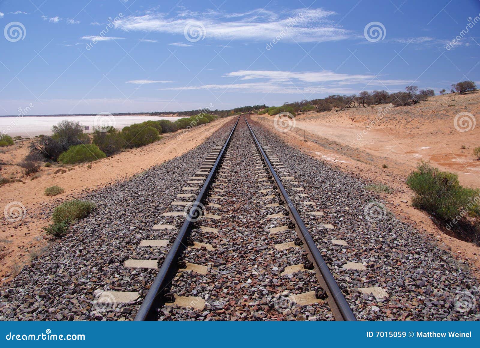 Outback Railroad stock image. Image of railroad, sleepers - 7015059