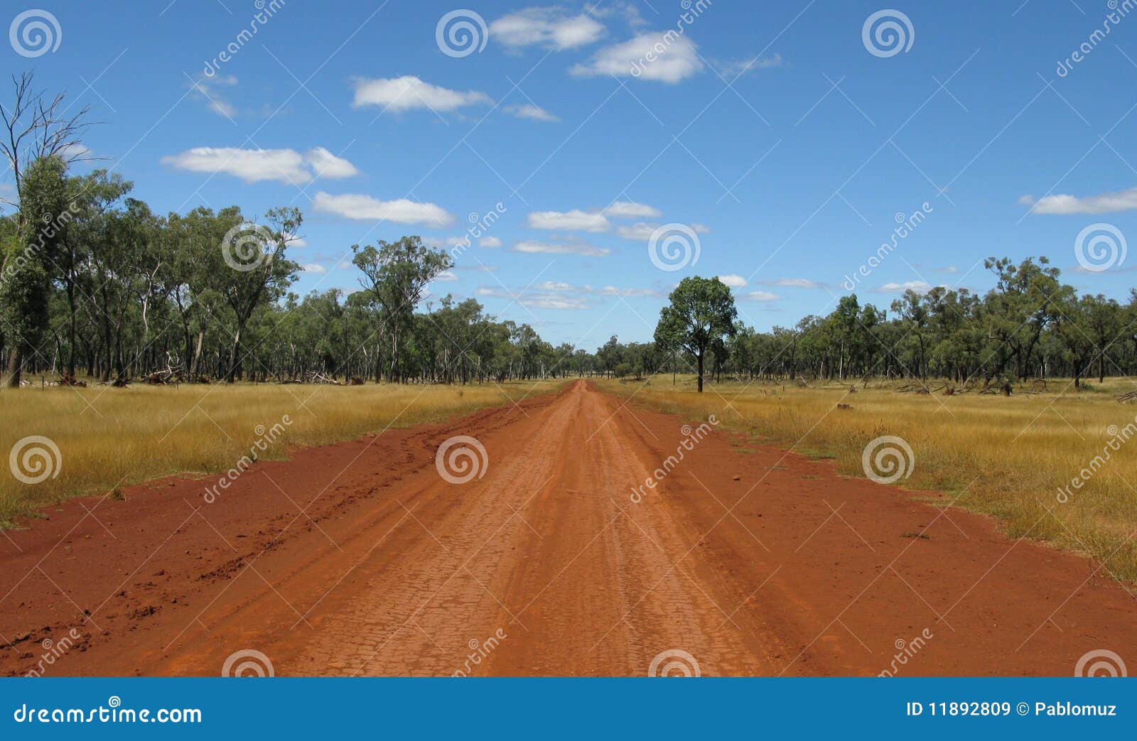 Outback road stock image. Image of landscape, australia - 11892809
