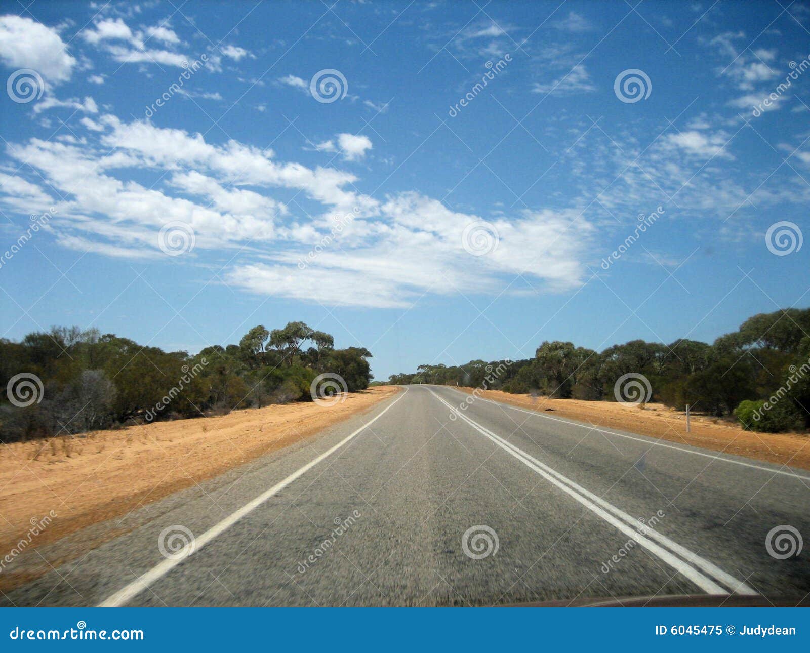 Outback road stock image. Image of desert, onward, endless - 6045475