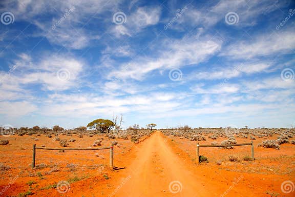 Outback road Australia stock image. Image of remote, desert - 6841141