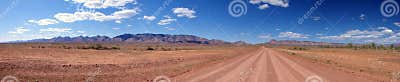 Outback Road & Mountain Range Stock Photo - Image of alone, gorge: 6333214