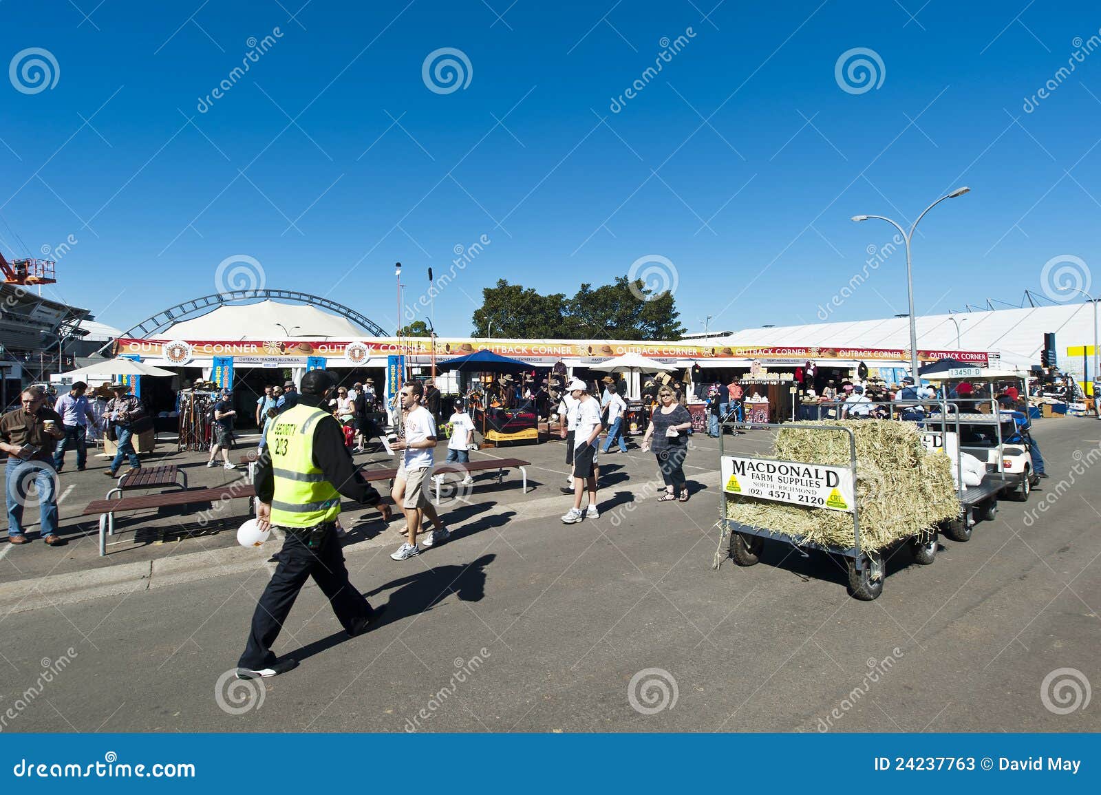 Outback Shops at the show editorial stock photo. Image of pavement ...