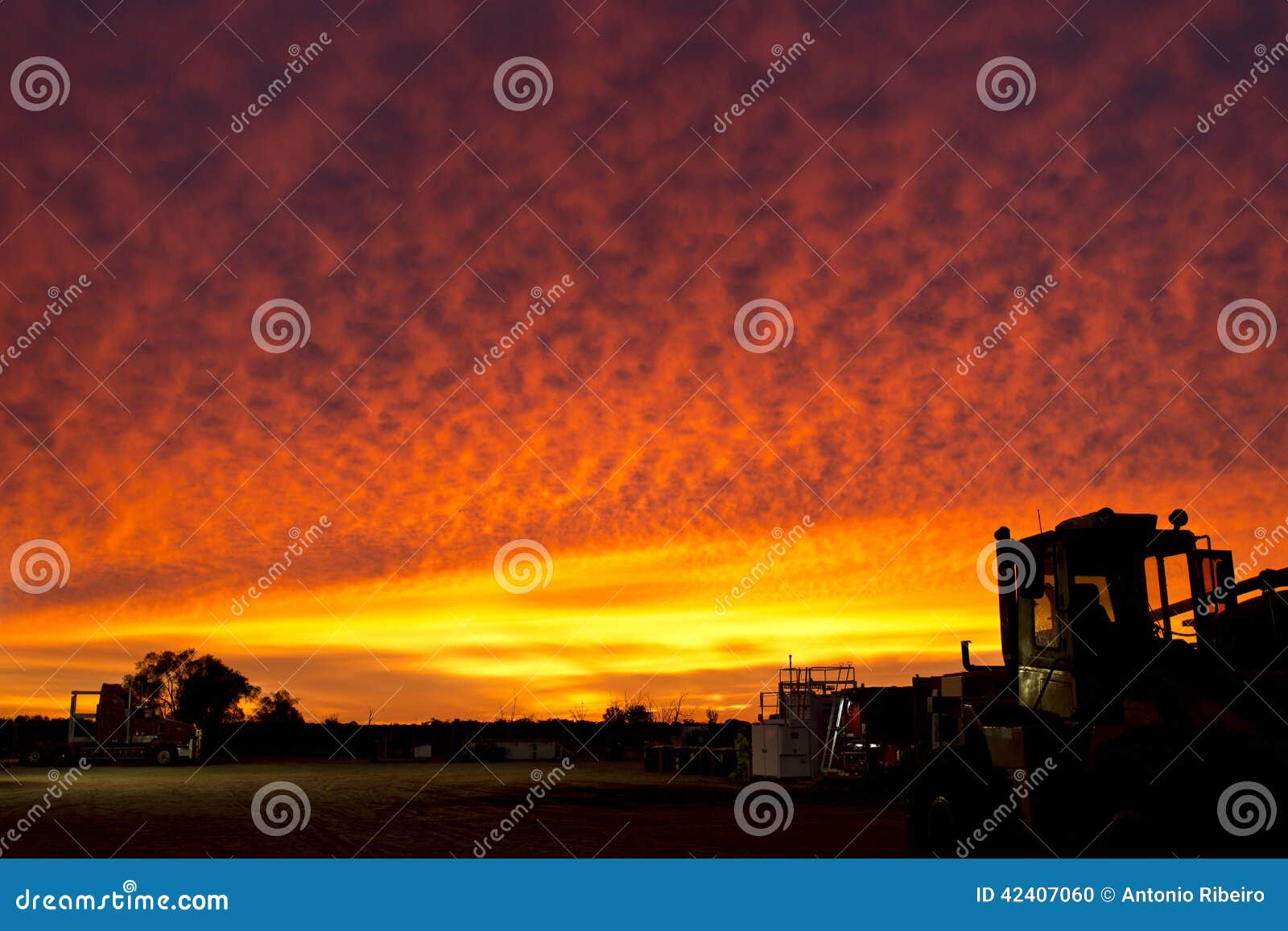 Outback Sunrise stock photo. Image of colors, australia - 42407060
