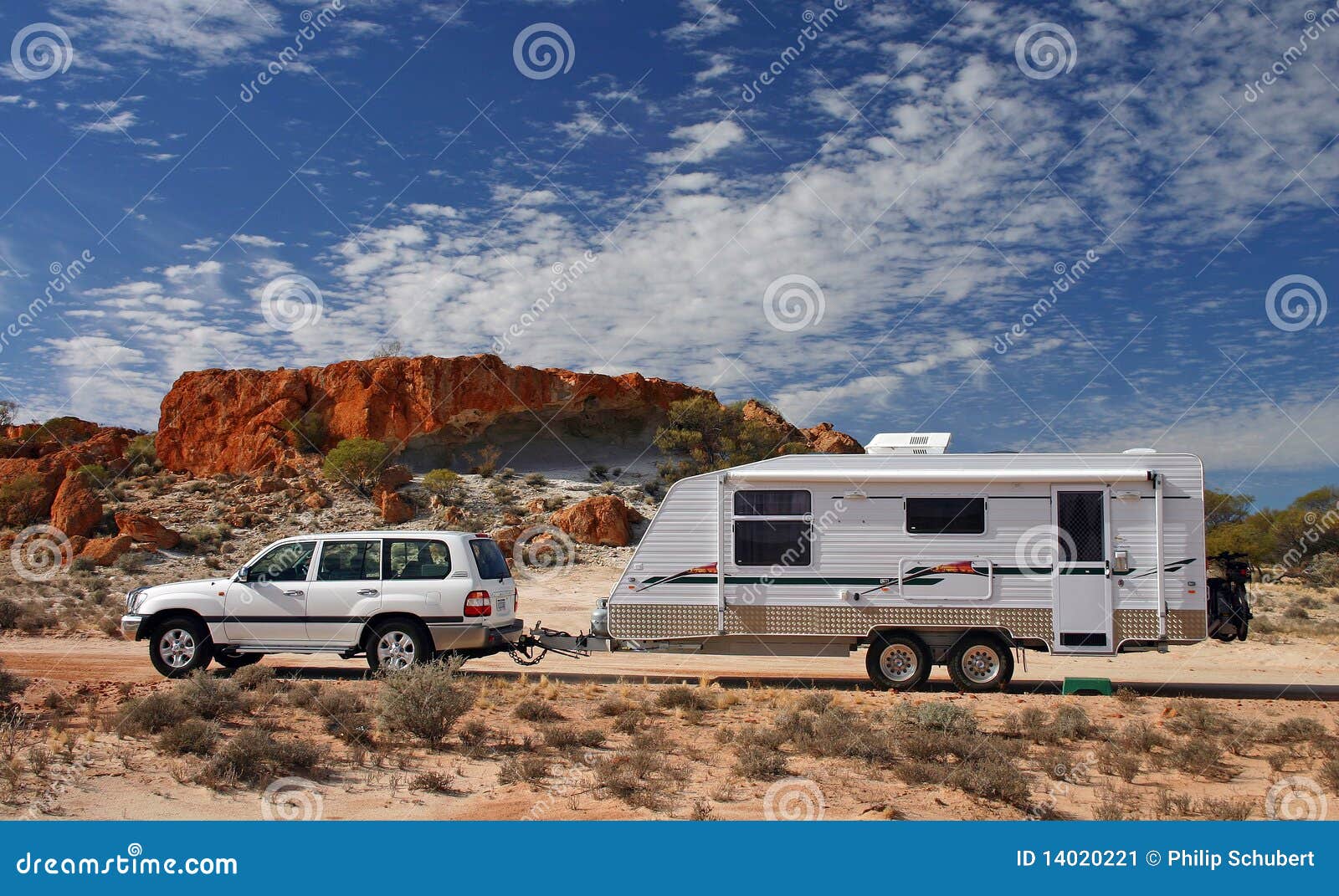 Outback Touring in Australia Stock Image - Image of landform, drought ...