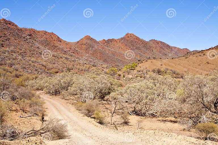 Outback track stock image. Image of land, colour, bush - 13254363