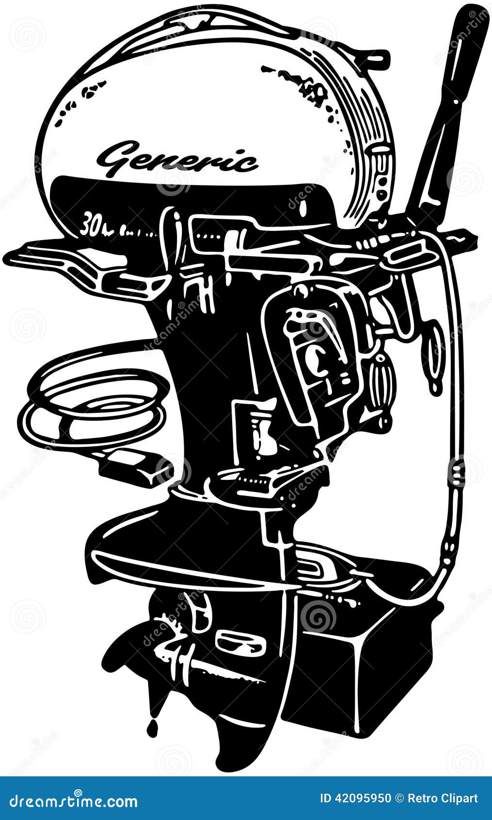Outboard Motor Symbol Sign,Vector Illustration, Isolate On White ...