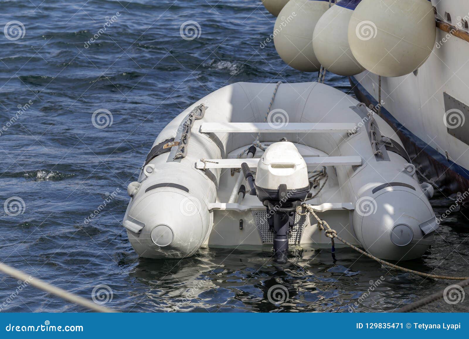 The outboard motor stock image. Image of boat, internal - 129835471