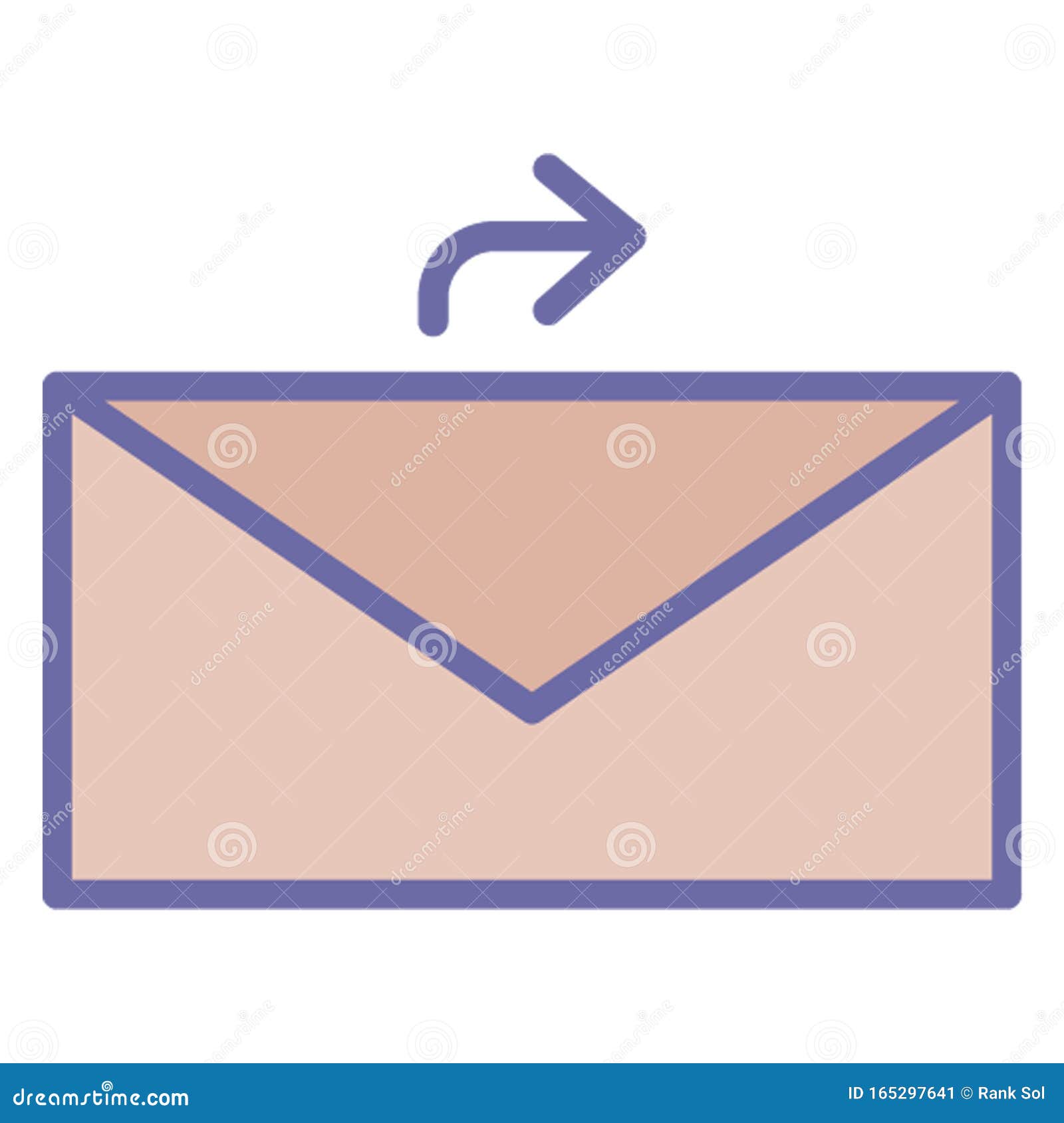 Outbox Isolated Icon. Simple Element Illustration From Message Concept ...