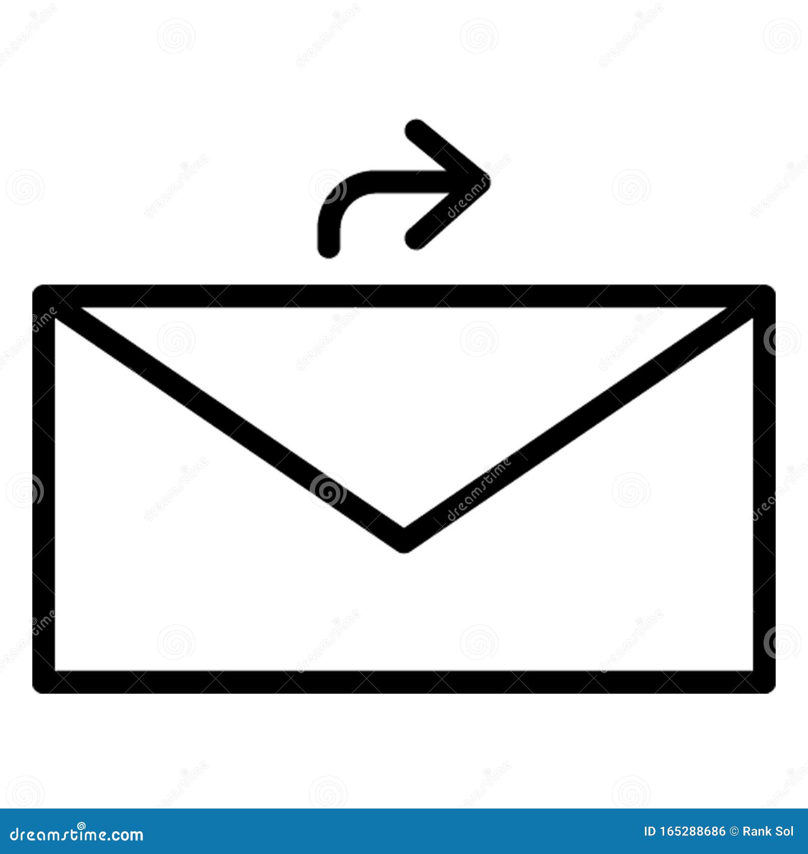 Outbox Isolated Icon. Simple Element Illustration From Message Concept ...