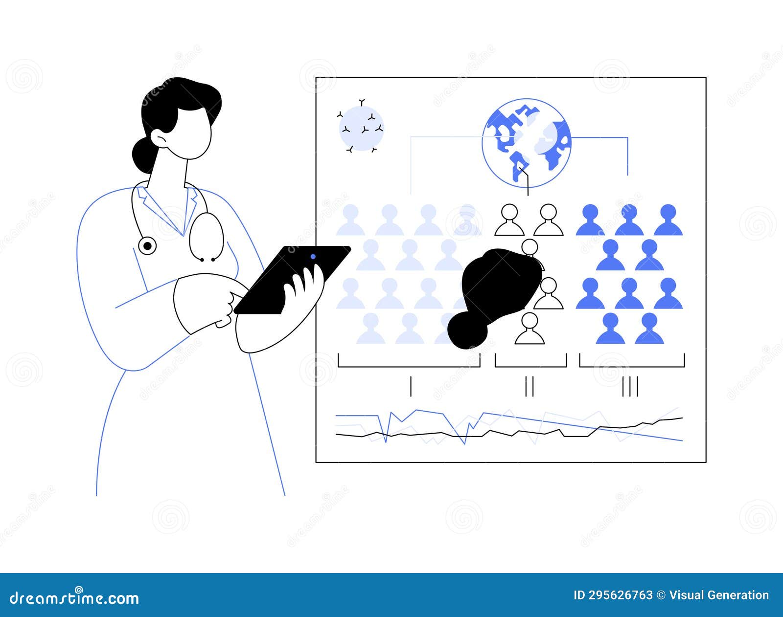 Outbreak Investigation Abstract Concept Vector Illustration. Stock ...