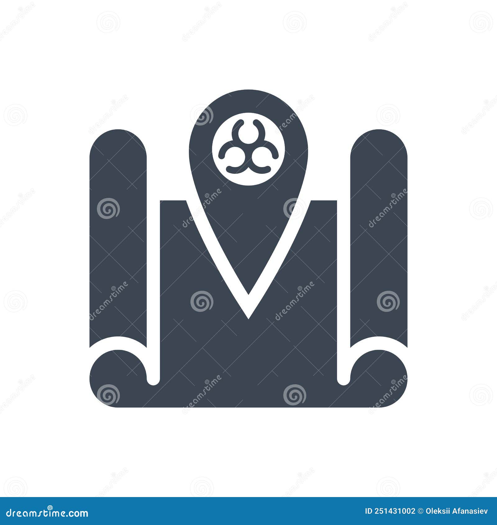 Outbreak Virus Map Related Vector Glyph Icon. Stock Vector ...