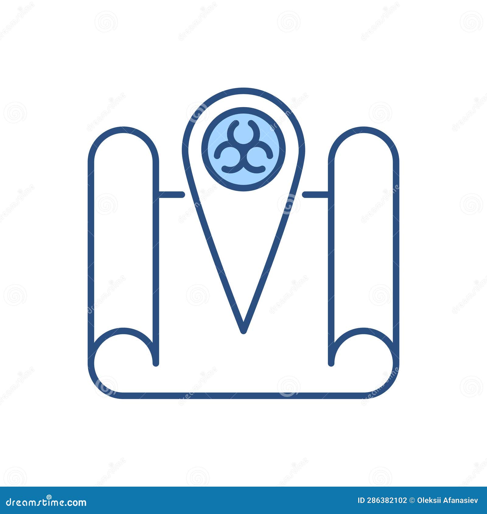 Outbreak Virus Map Related Vector Icon. Stock Vector - Illustration of ...