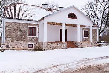 Outbuilding of old castle stock image. Image of ruins - 88495839