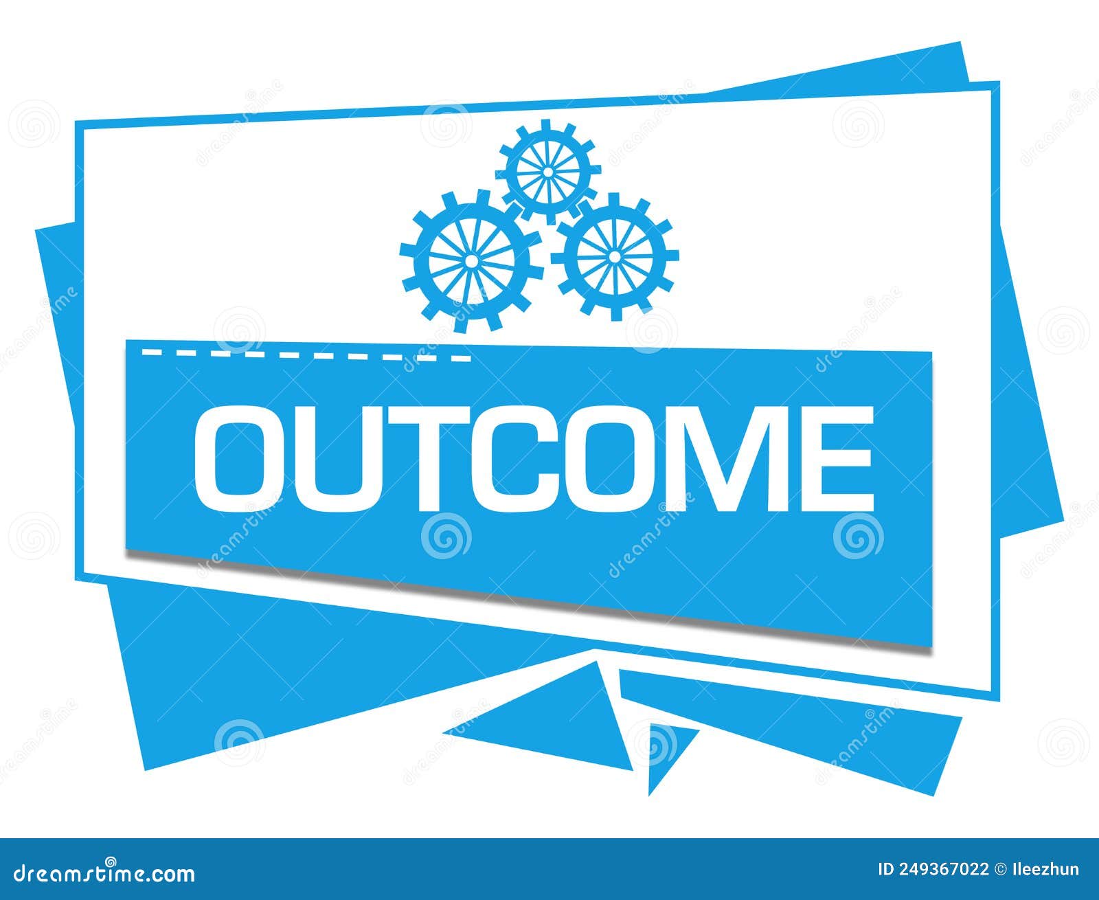 Outcome Blue White Squares Triangles Symbols Stock Illustration ...