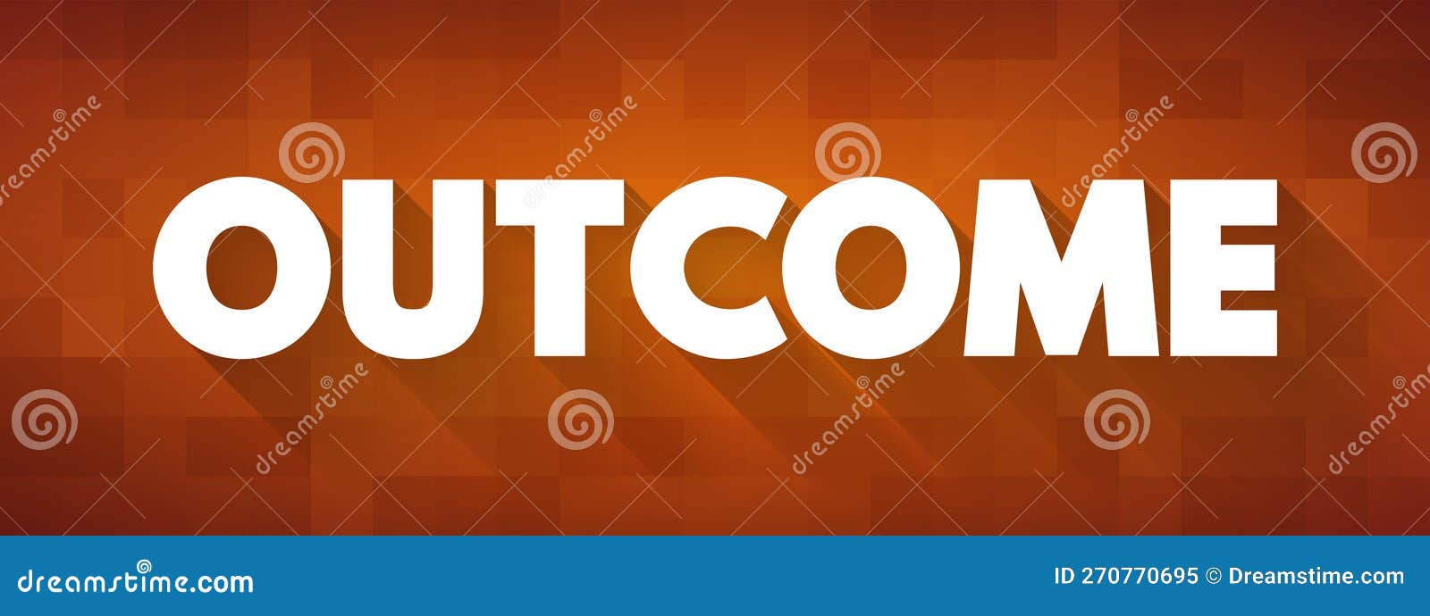 Outcome - Something that Follows As a Result or Consequence, Text ...