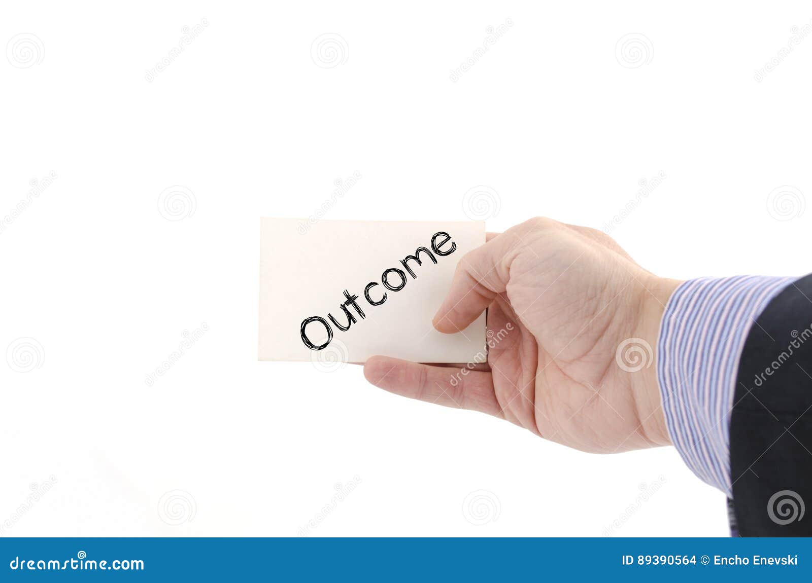 Outcome text concept stock photo. Image of conclusion - 89390564
