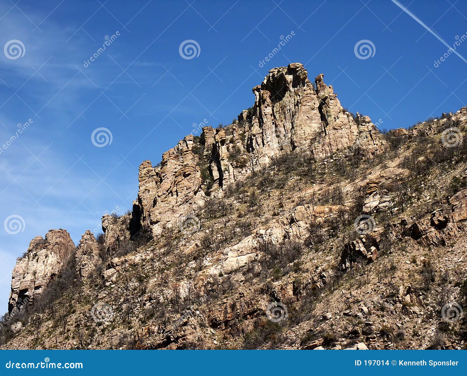 Outcropping stock photo. Image of blue, ruged, rocks, tucson - 197014