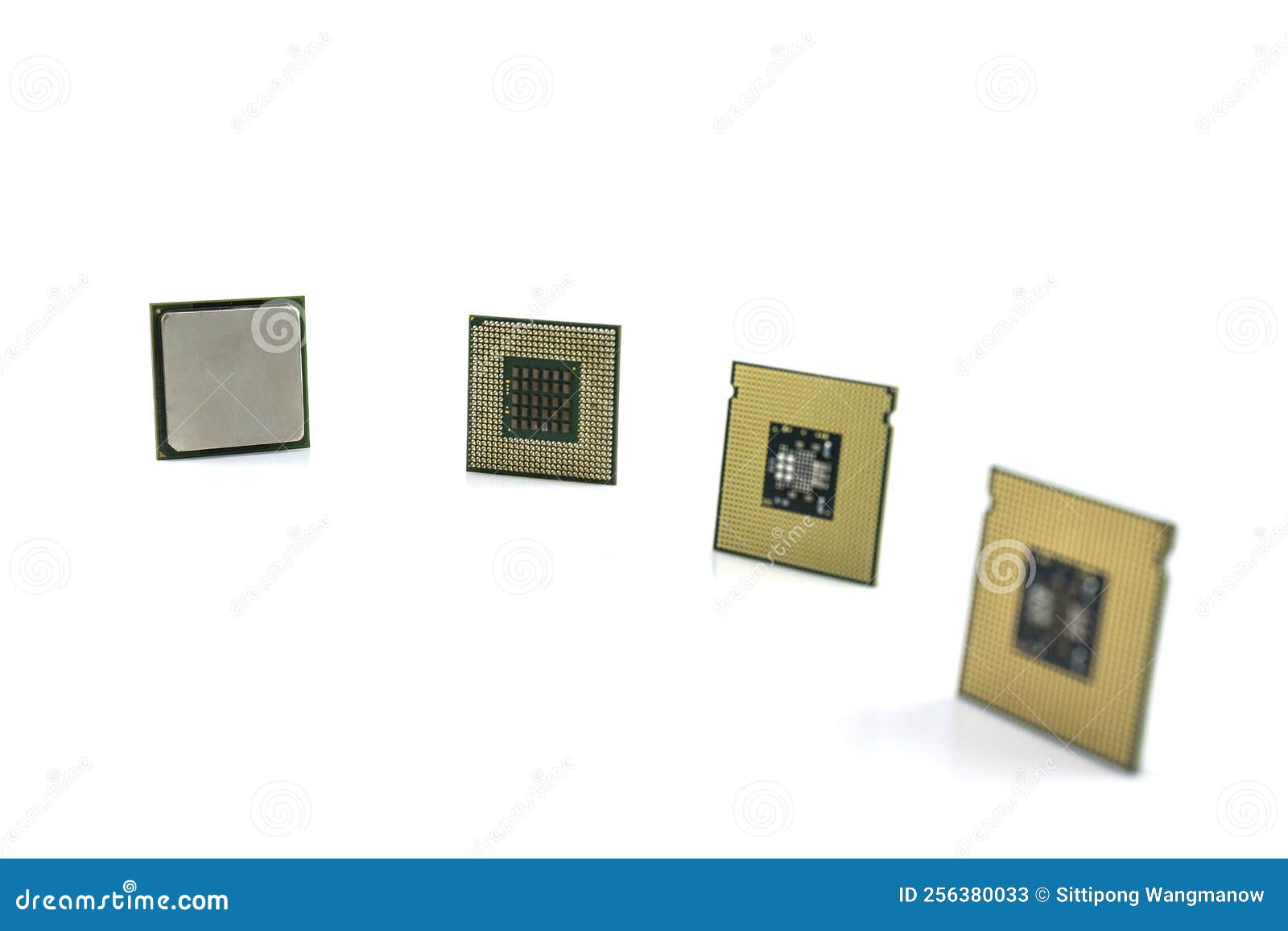Outdated Computer Parts on a White Background. Stock Image - Image of ...