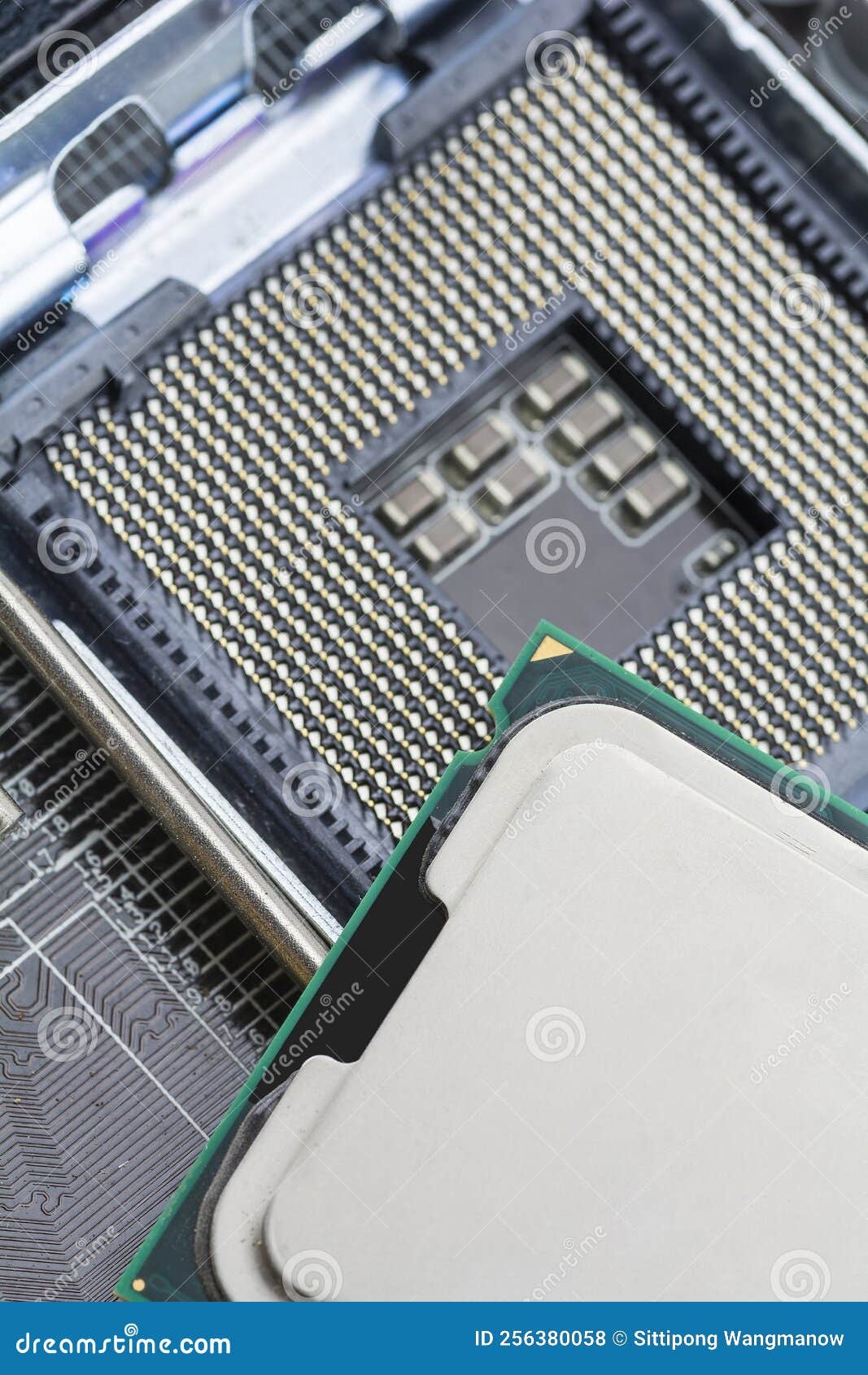 Outdated Computer Parts on a White Background. Stock Photo - Image of ...