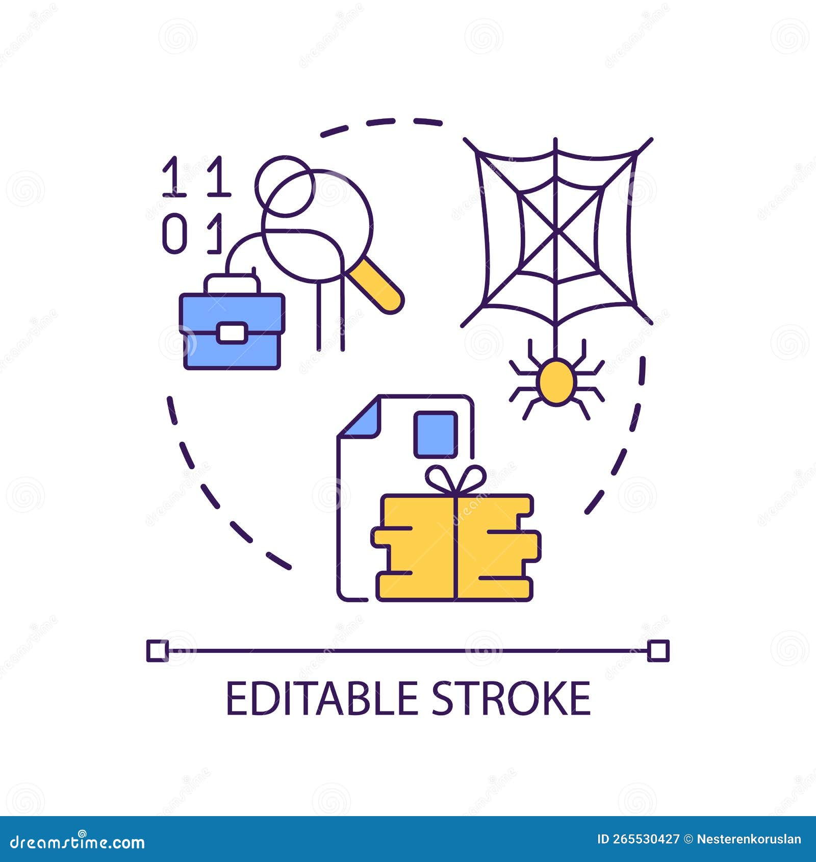 Outdated Data Systems Concept Icon Stock Vector - Illustration of ...