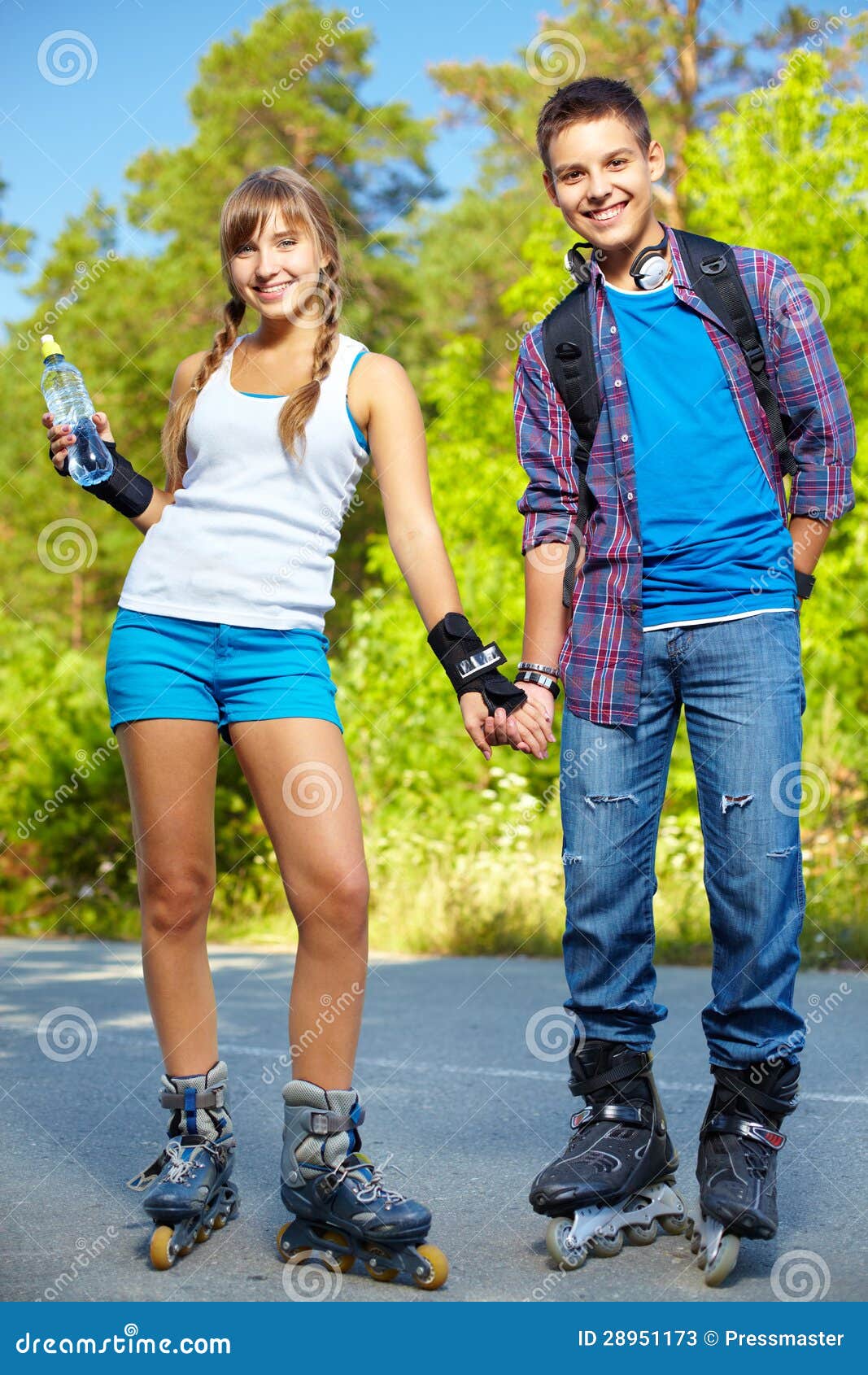 Outdoor activity stock image. Image of happy, roller - 28951173