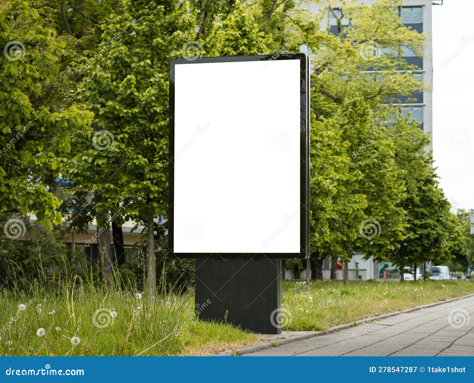 Outdoor Advertisement Board Template Stock Image - Image of urban ...