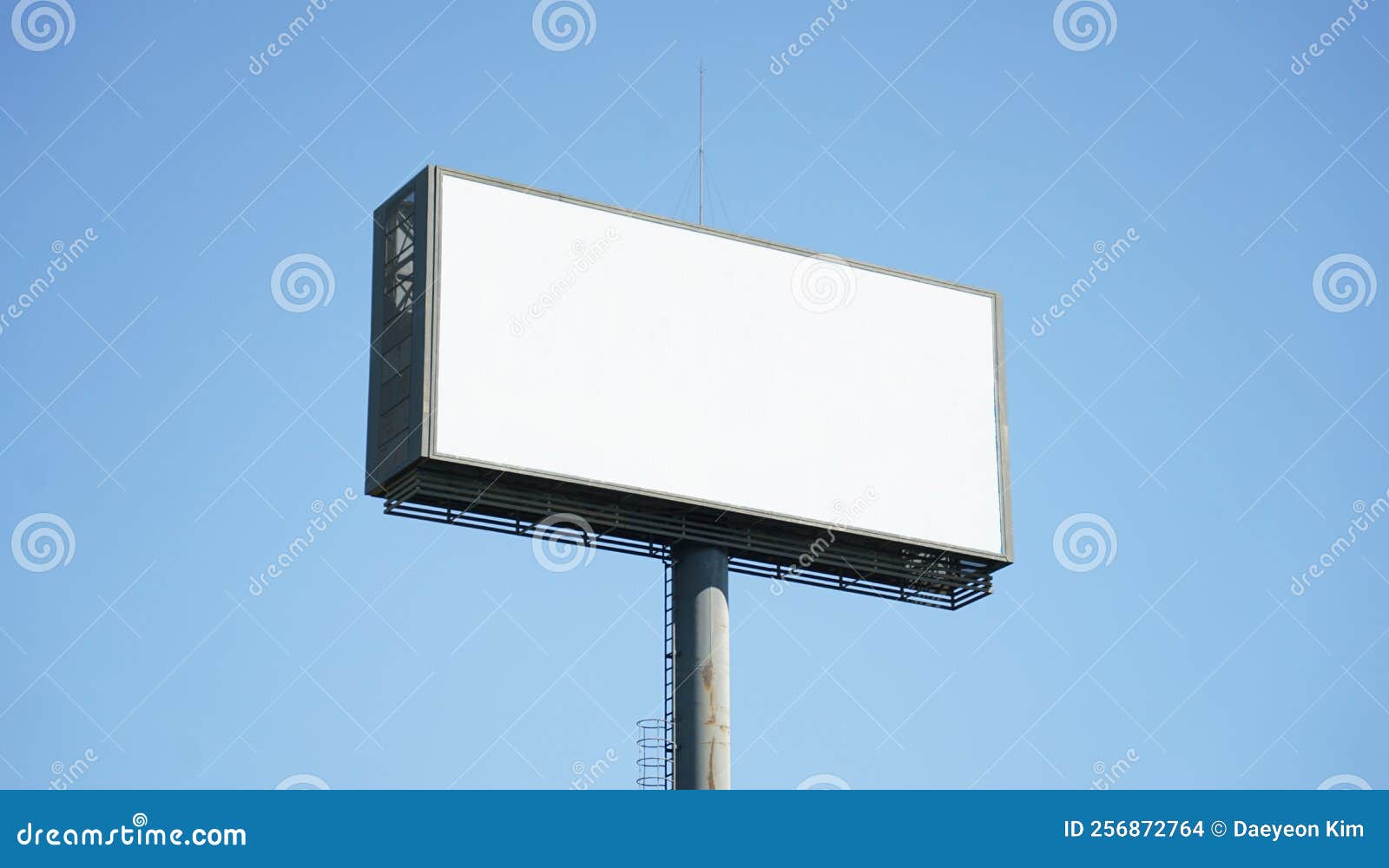 Outdoor Advertising Scenery and Advertising Mockup Stock Photo - Image ...