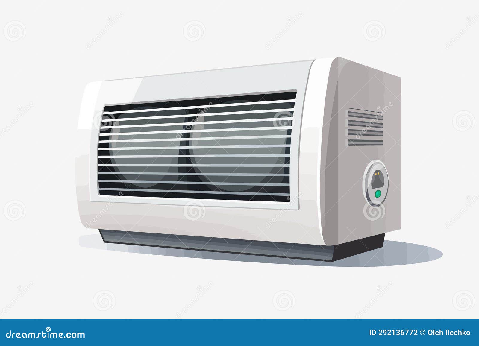 Outdoor Air Conditioner Vector Flat Isolated Vector Style Illustration ...