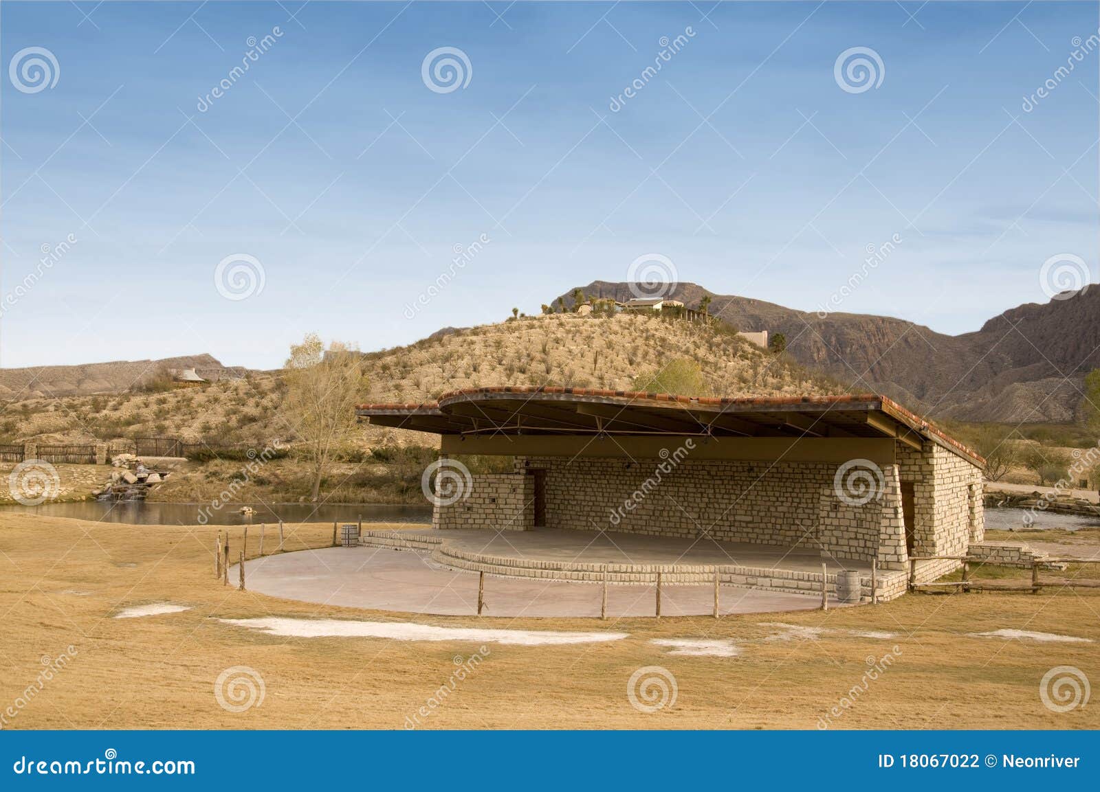 Outdoor Amphitheatre stock photo. Image of desert, entertainment - 18067022