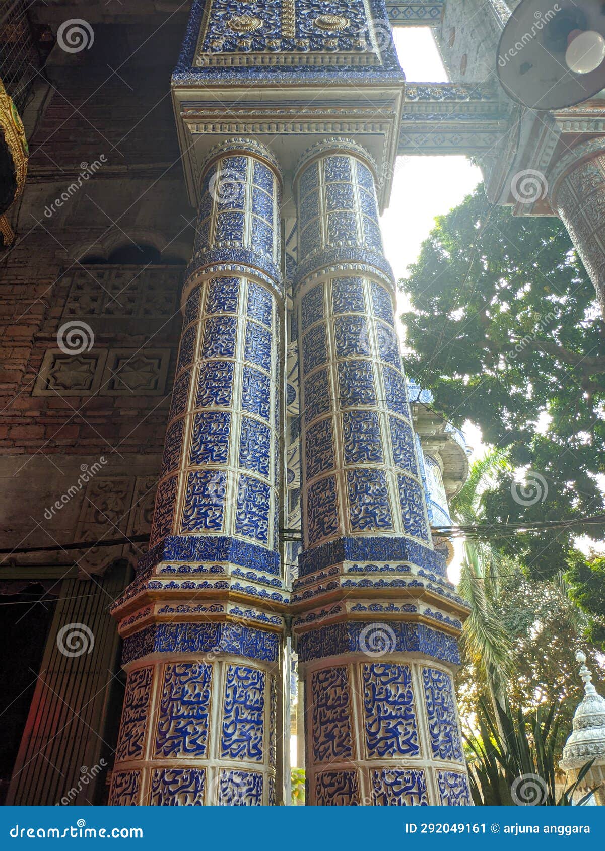 Outdoor Architecture of Tiban Mosque Stock Image - Image of history ...