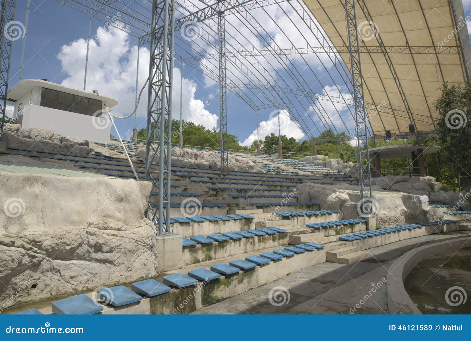 Outdoor auditorium stock image. Image of amphitheatre - 46121589
