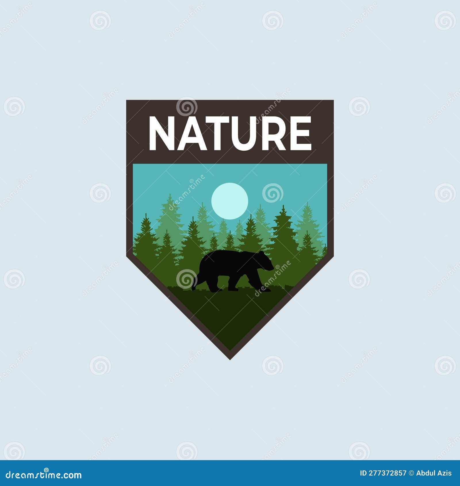 Outdoor Badge Logo Vector Illustration Design Stock Vector ...