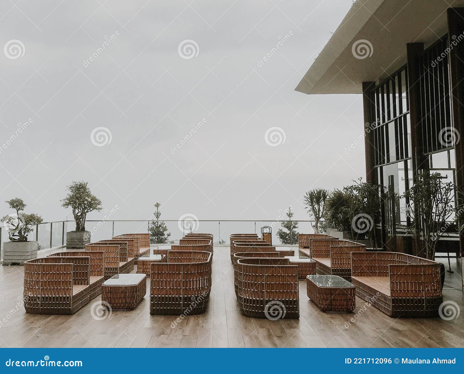 Outdoor Balcony View Under the Sky Stock Photo - Image of city, estate ...