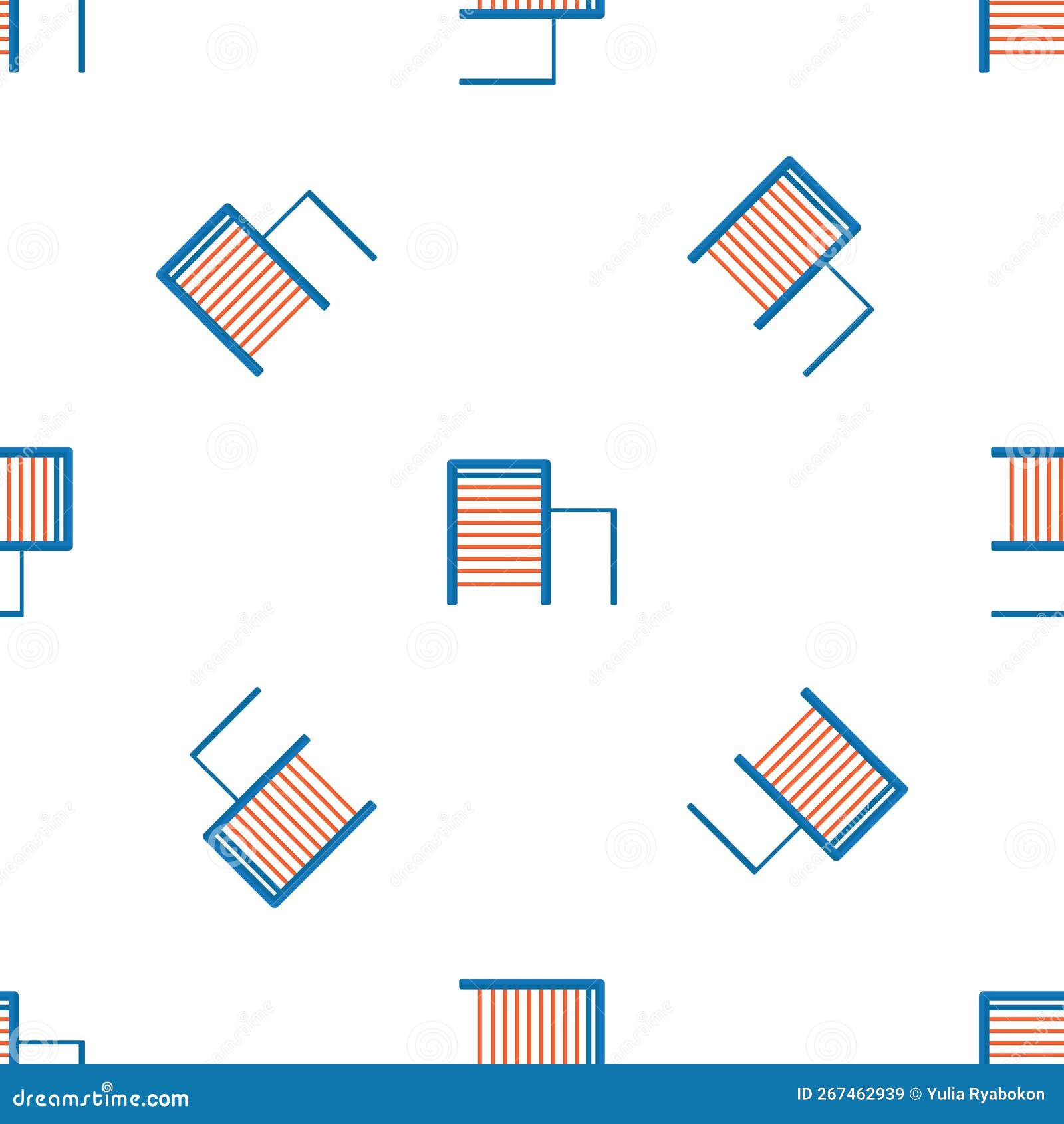 Outdoor Bars Pattern Seamless Vector Stock Vector - Illustration of ...