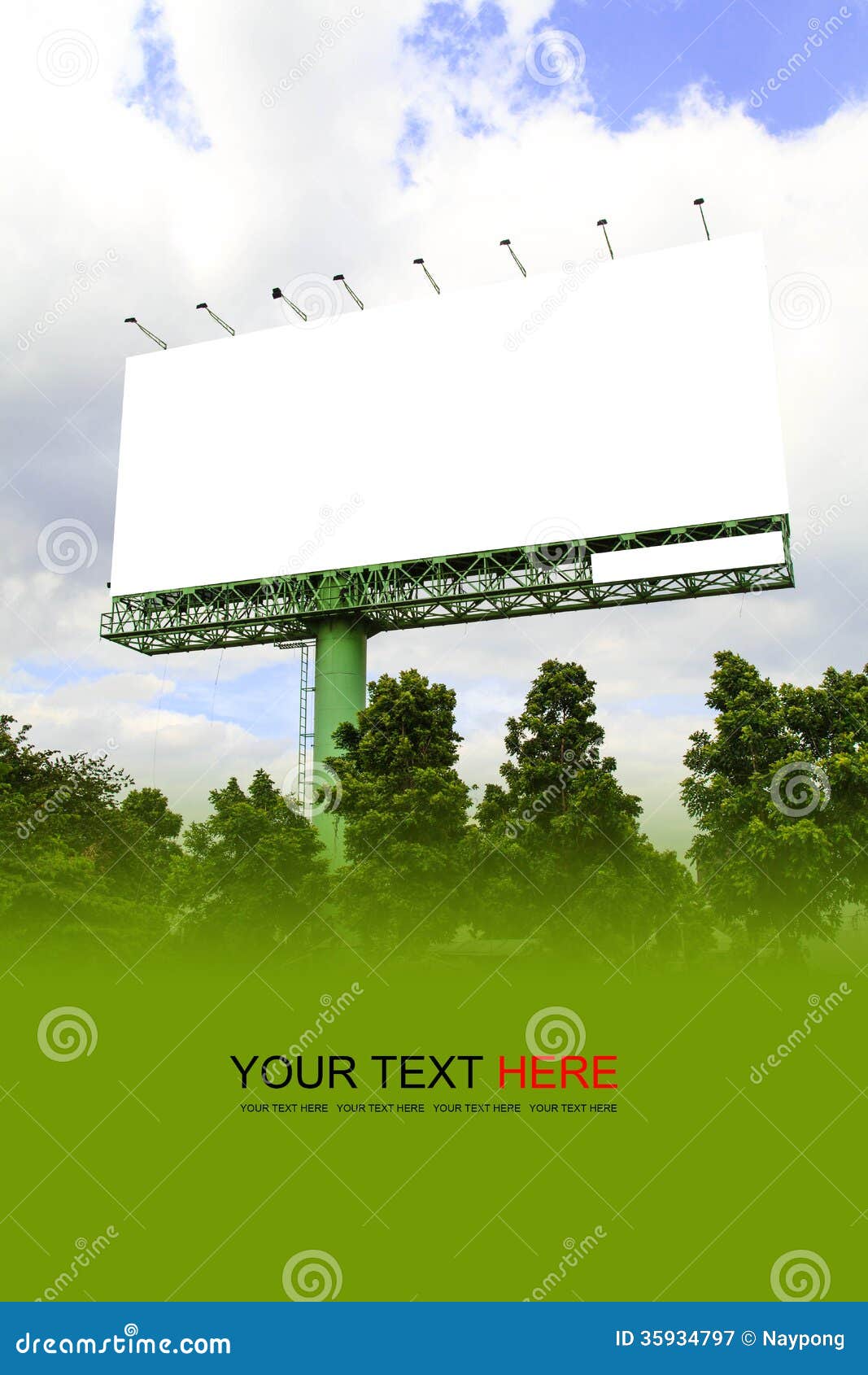 Outdoor billboard stock image. Image of advertisement - 35934797