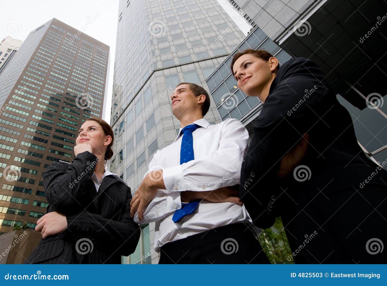 Outdoor Business stock image. Image of people, suit, skyscrapers - 4825503