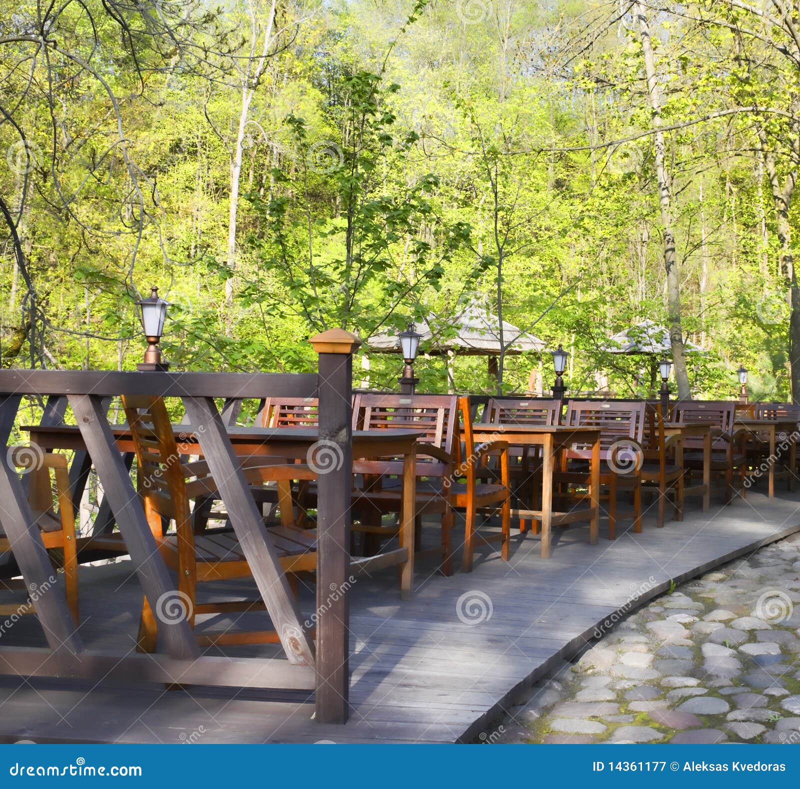 Outdoor cafe stock image. Image of restaurant, pizzeria - 14361177