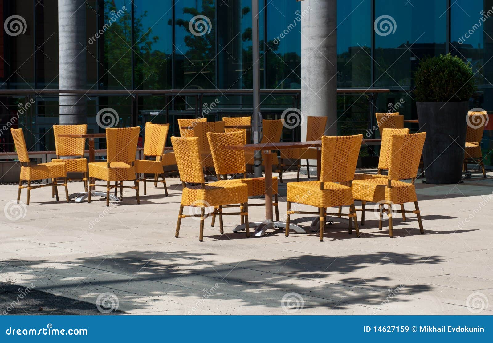 Outdoor cafe stock image. Image of relaxation, sidewalk - 14627159