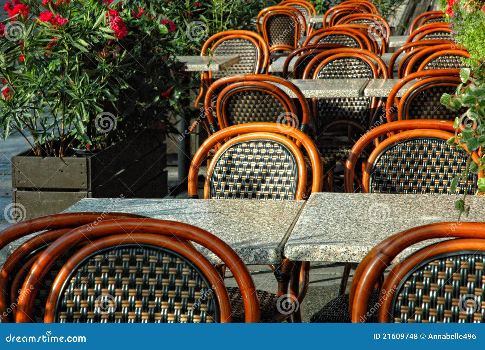 Outdoor cafe stock photo. Image of restful, relax, bamboo - 21609748