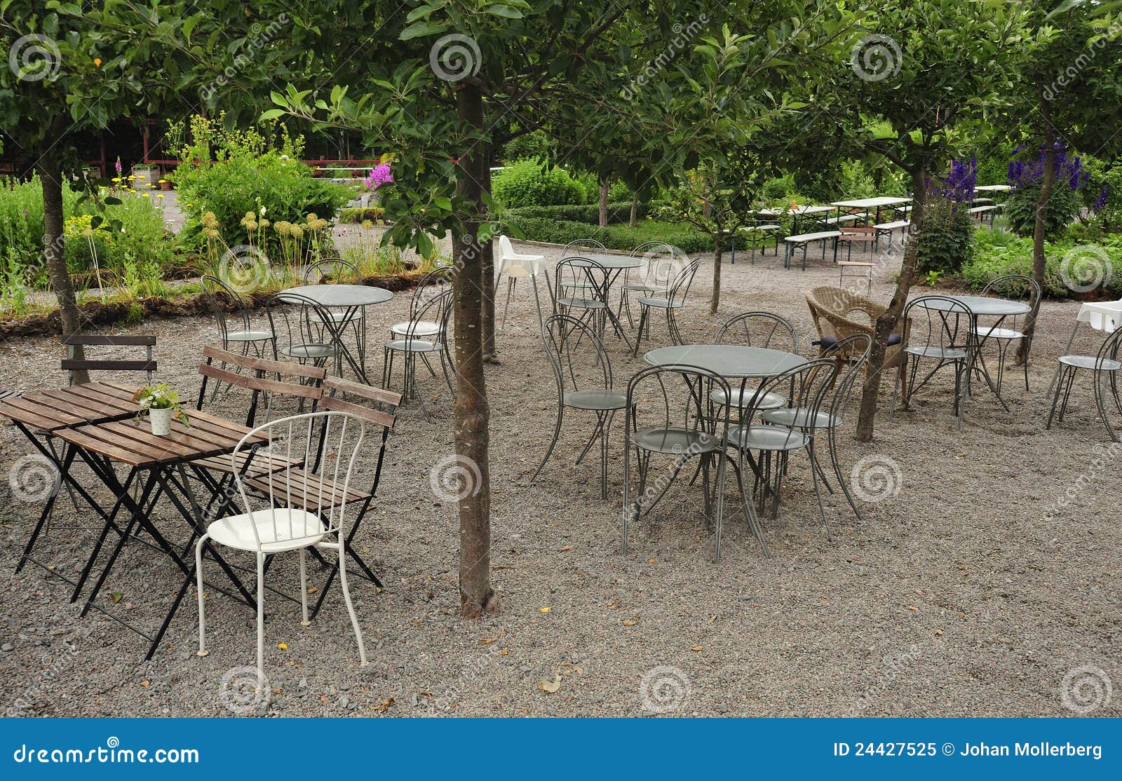 Outdoor cafe. stock image. Image of sweden, cafe, grass - 24427525