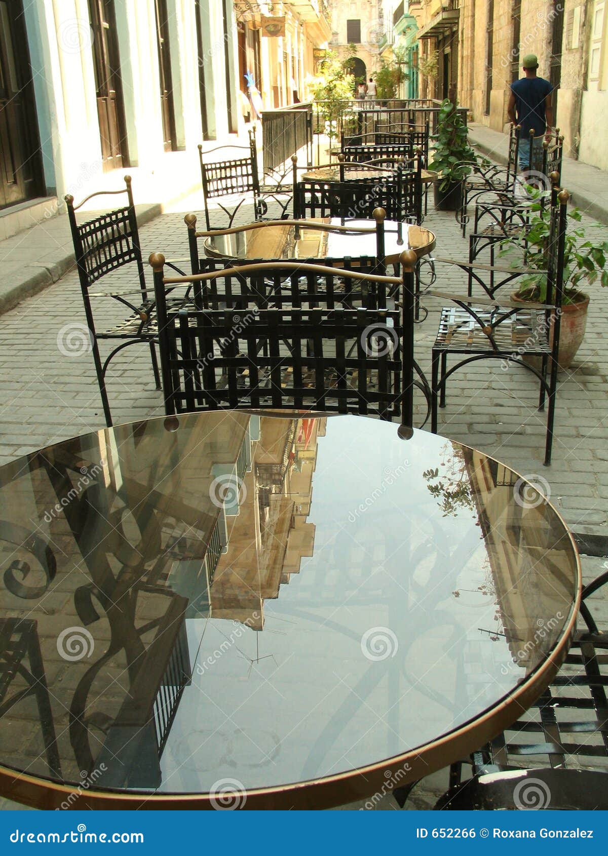 Outdoor cafe stock photo. Image of orders, buildings, ornament - 652266