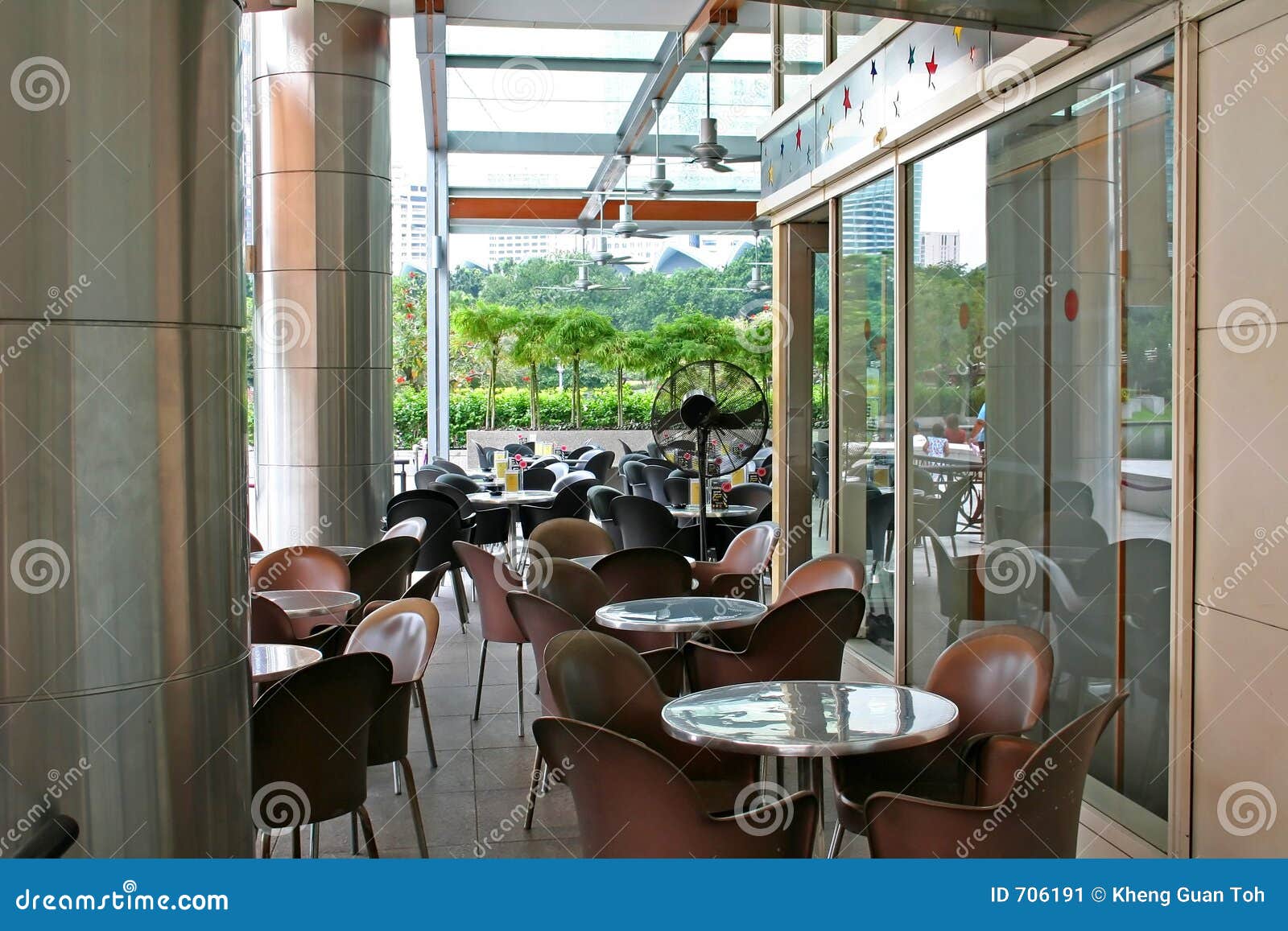 Outdoor cafe stock image. Image of relax, dining, cafeteria - 706191