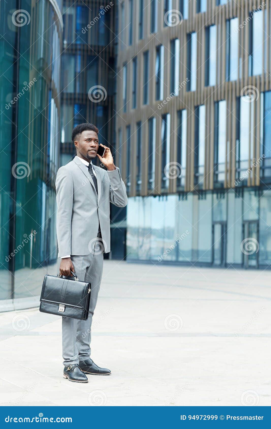 Outdoor call stock image. Image of handsome, briefcase - 94972999