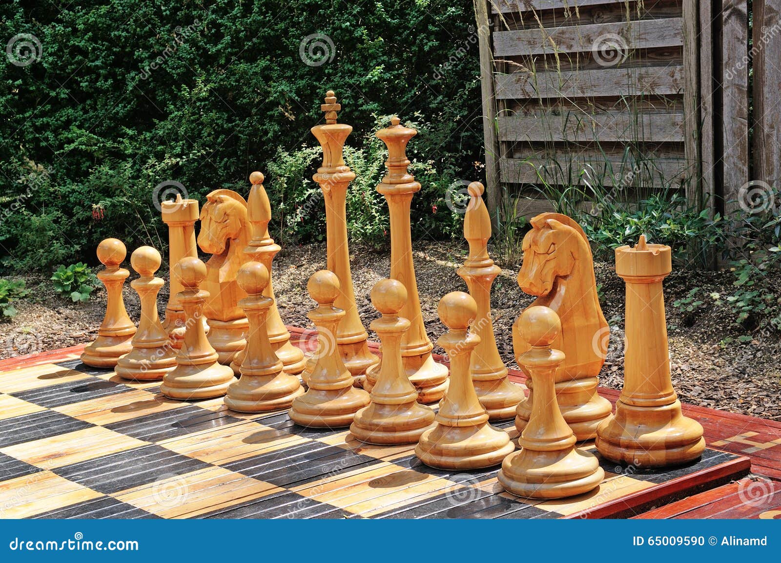 Outdoor chess stock photo. Image of garden, concept, games - 65009590