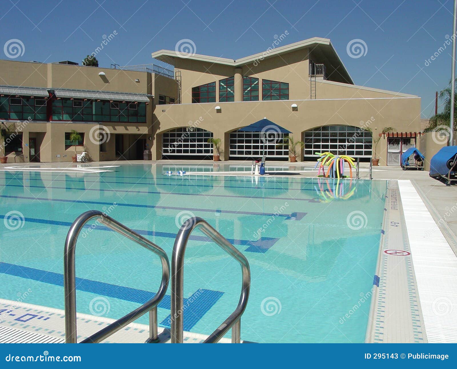 Outdoor City Pool stock image. Image of pool, buildings - 295143